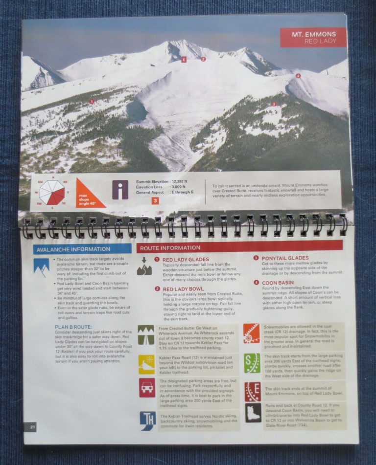 Off-Piste Ski Atlas: A Crested Butte backcountry skiing guidebook